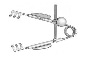 Knapp Retractor 4-Prong Blunt