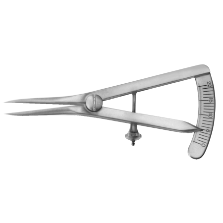 Castroviejo Straight Caliper, Curved