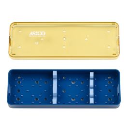 Micro Instrument Sterilization Tray, 2.5x7.5x0.75, 2 Instruments