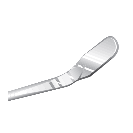 Sharptome™ Crescent Knives, Full Handle, Double-Bevel, Angled, Guarded